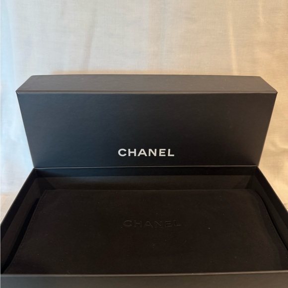 CHANEL | Bags | Chanel Deauville Long Wallet Navy Blue Wallet Canvas ...